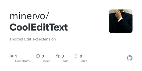 GitHub Minervo CoolEditText Android EditText Extension
