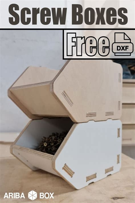 Stackable Screw Box Design Free Cnc Project Files Available Cnc