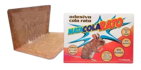 Ratoeira Adesiva Cola Pega Rato Visgo American C Peças MercadoLivre