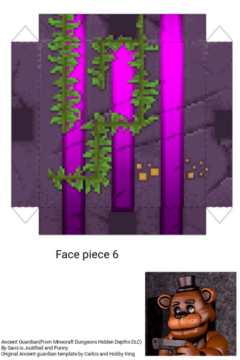 Ancient Guardianfrom Minecraft Dungeons Hidden Depths Dlc Pixel