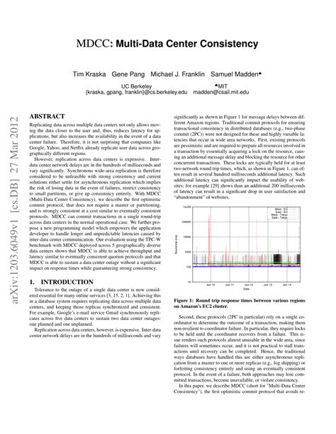 pdf mdcc multi data center consistency