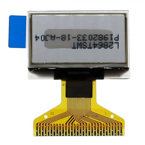 dual color yellow blue 0 96 inch thin oled display spi interface