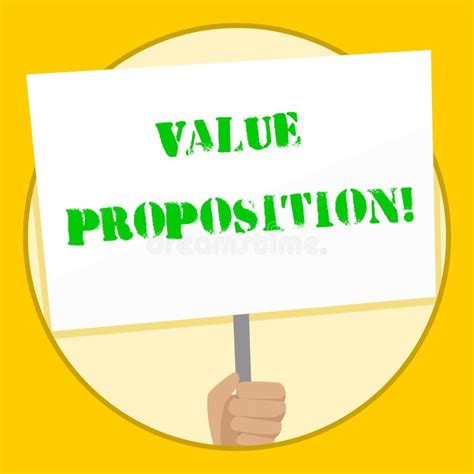Value Proposition Sign Stock Illustrations 245 Value Proposition Sign