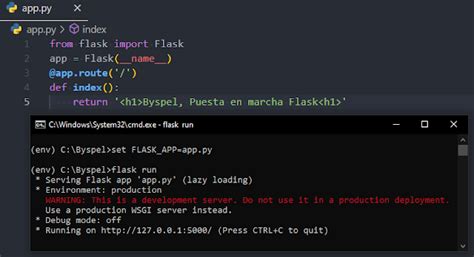 instalación de flask en python puesta en marcha de flask