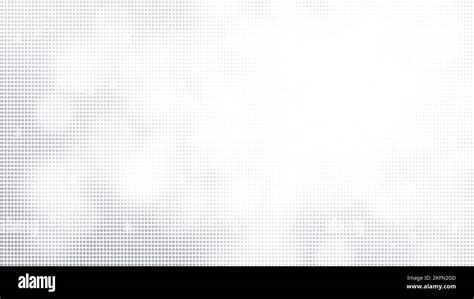 Abstract Gray Halftone Pattern On White Background With Copy Space Dotted Pattern For Template