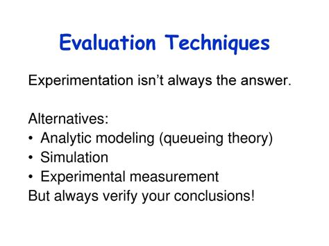 Selecting Evaluation Techniques Ppt Download