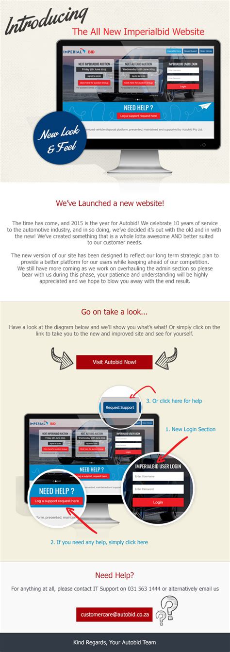 Website Launch Mailer On Behance