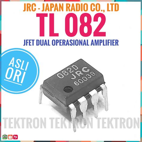 Jual Jrc 082d Tl082 Jfet Dual Opamp Asli Tl082n Original Tl 082