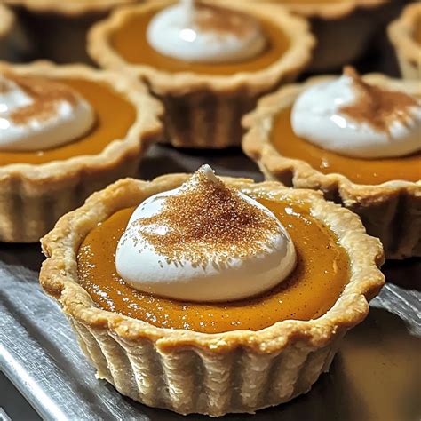 Mini Pumpkin Pies 18 Servings Perfectly Delicious