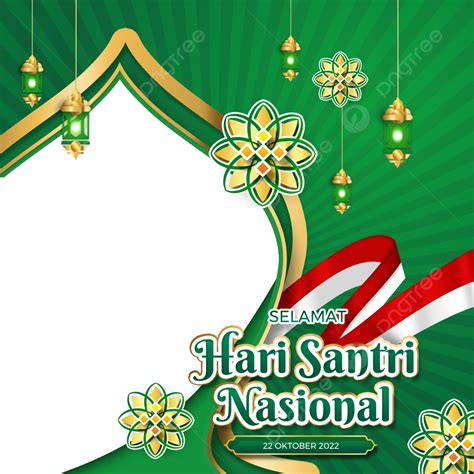 Hình ảnh Twibbon Hari Santri 2022 Png Twibbon Hari Santri 2022 Png