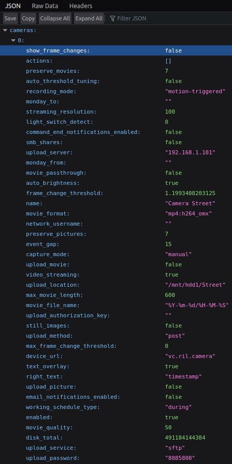 Motioneye Config Info Disclosure Pizza Powered Hacking 🍕