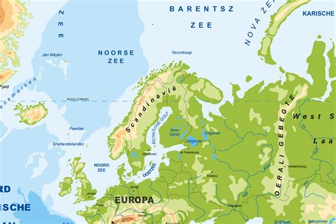 Digitale Wereldkaart Natuurkundig Kaarten En Atlassen Nl