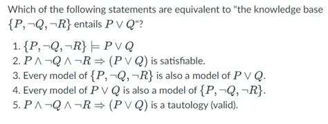 Solved Propositional Logic For Ai 1 Assume A