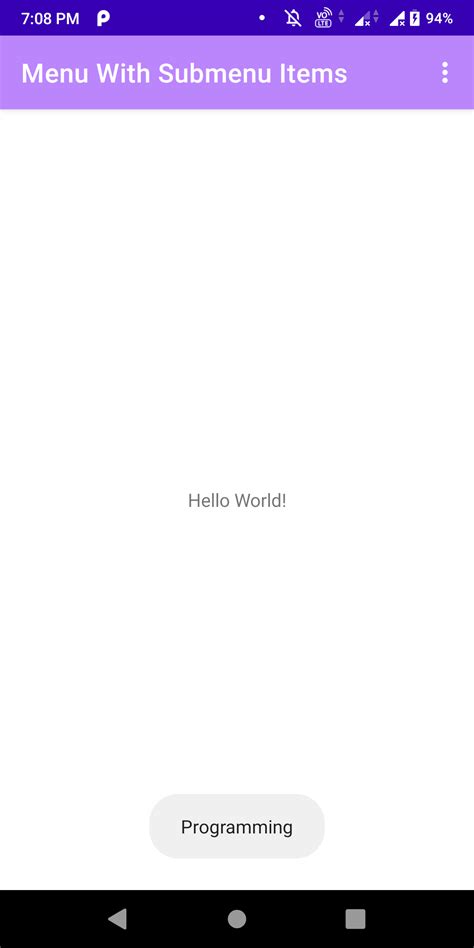 Github Anjali628menu With Submenu Items It Is An Android