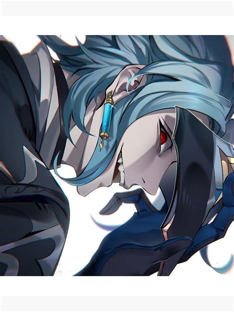 Poster Il Dottore Genshin Impact Fanart Fatui Art Par Aghla Redbubble