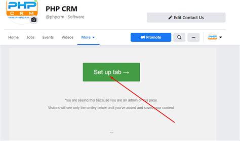 Adding A Php Crm Form To Facebook Page