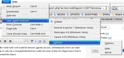 Extend Firefoxs User Agent Switcher Ghacks Tech News