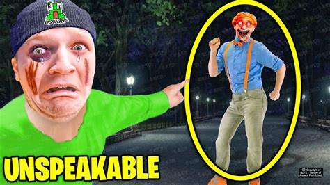 7 YouTubers Who Caught BLIPPI EXE In Real Life Unspeakable MrBeast