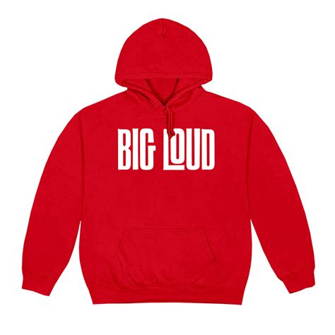 Big Loud Hoodie Red Big Loud Official Store