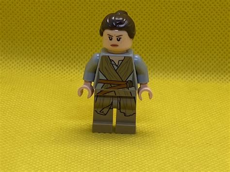 Lego Rey Minifigure Dark Tied Robe Brick Land