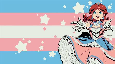 K Trans Pride Peach Daisy Wallpapers Free To