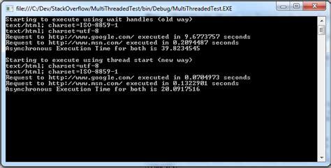 Multi Threaded Async Web Service Call In C Net 35 Stack Overflow