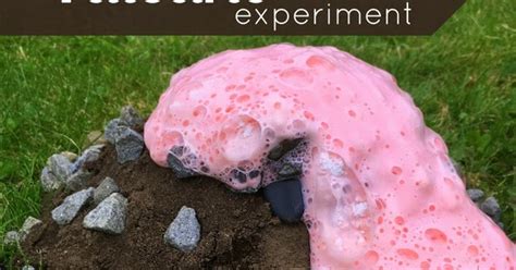 Bunte Knete von Frl Päng Das Vulkan Experiment Coole Experimente für Kinder