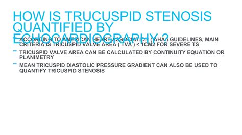 Tricuspid Valve Disease Pptx