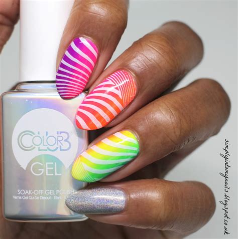 Color Club Holographic Gel Polish And Magpie Neon Pigments Simply Into