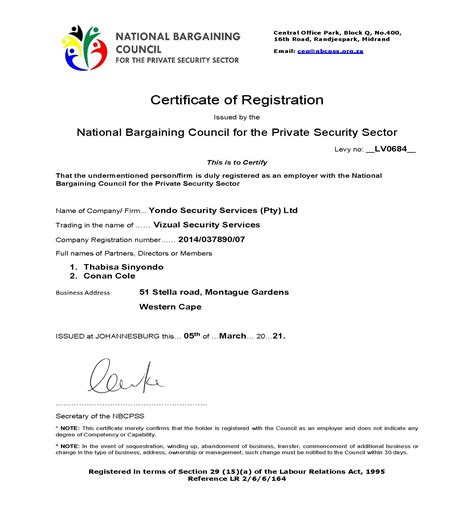 National Bargaining Council Head Office At Billy Mcmanus Blog