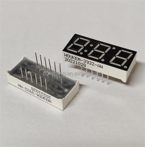 houkem led 7 segment display 0 39 red 3 digits 7 segment display