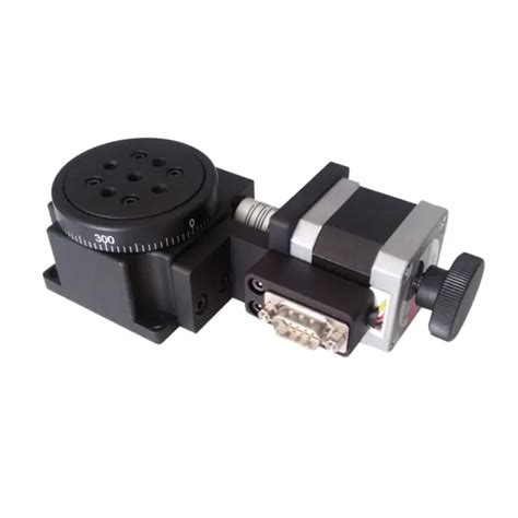 Electric Optical Rotating Platform Motorized Rotation Stages 60mm Bearing Scales 41278