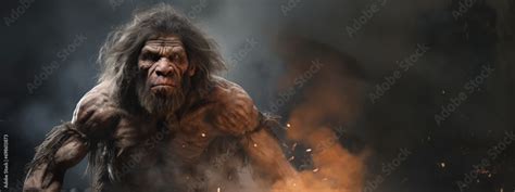 Ancient Explorer Australopithecus Explores Its Primordial Habitat A Glimpse Into The