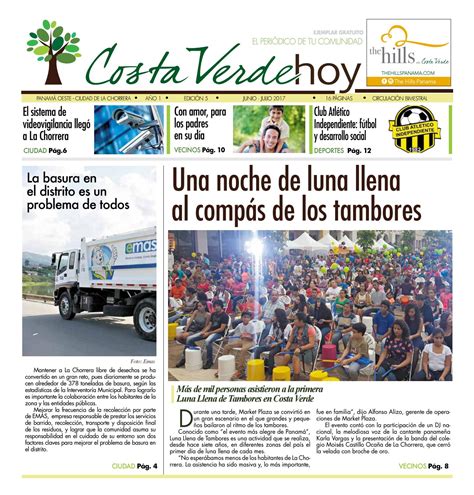 Costa Verde Hoy No 5 Jun Jul 2017 By Costa Verde Issuu