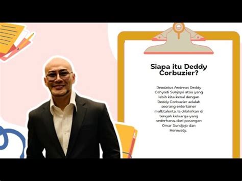 Biography of Deddy Corbuzier A Mentalist Who Now Become A YouTuber - YouTube