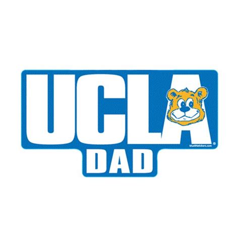 Ucla Bruins Dad Retro Joe Sticker Ucla Store