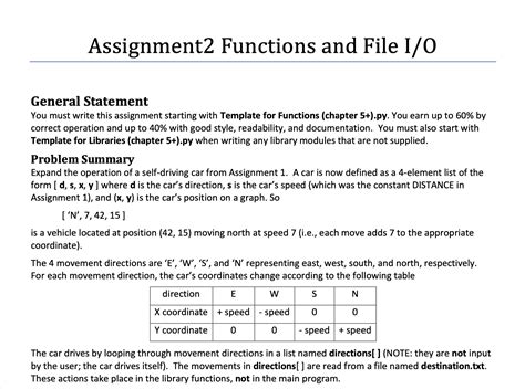 solved general statement you must write this assignment