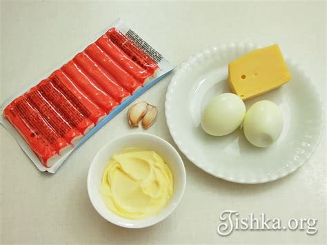 Фаршированные крабовые палочки - пошаговый рецепт с фото.