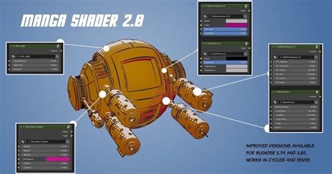 Manga Shader 2 0 For Blender