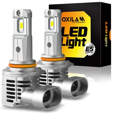 OXILAM 2Pcs Turbo 9005 HB3 LED 360 Canbus Error Free Head Light H8 H9