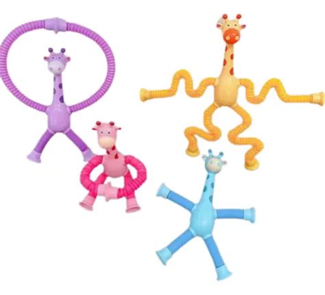 Brinquedo Telescópico Girafa Pop Tubo Estica E Gruda Brasil MercadoLivre