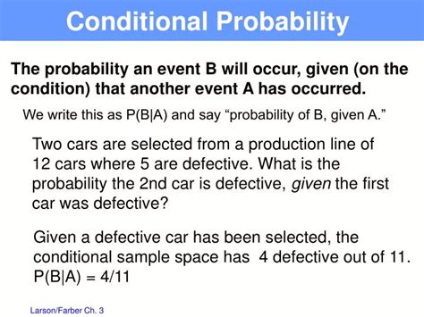 PPT Conditional Probability PowerPoint Presentation Free Download ID 3013745