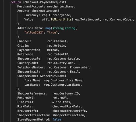 Storepaymentmethod In Paymentrequest Struct Issue Adyen Adyen
