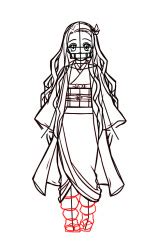 LearnDrawing How To Draw Nezuko Step By Step