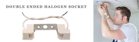Bandp Lamp 4 Double Ended Halogen Socket W Bracket Halogen Bulbs Amazon Canada