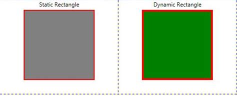 Dynamic And Static Rectangle In Wpf