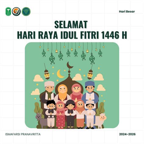 Ikatan Selamat Hari Raya Idul Fitri 2025 Minal Aidin Wal Faizin