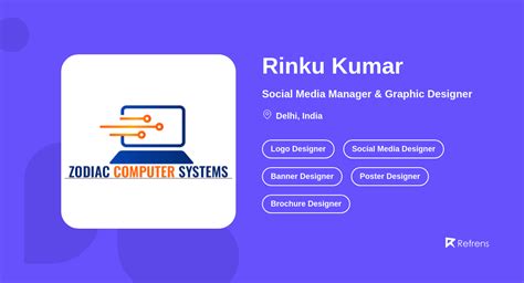 Rinku Kumar Logo Designer Delhi Refrens