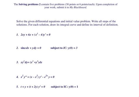 Solved The Solving Problems 2 Contain Five Problems 30