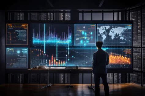 Data Visualization Technology For Analyzing Information With Machine